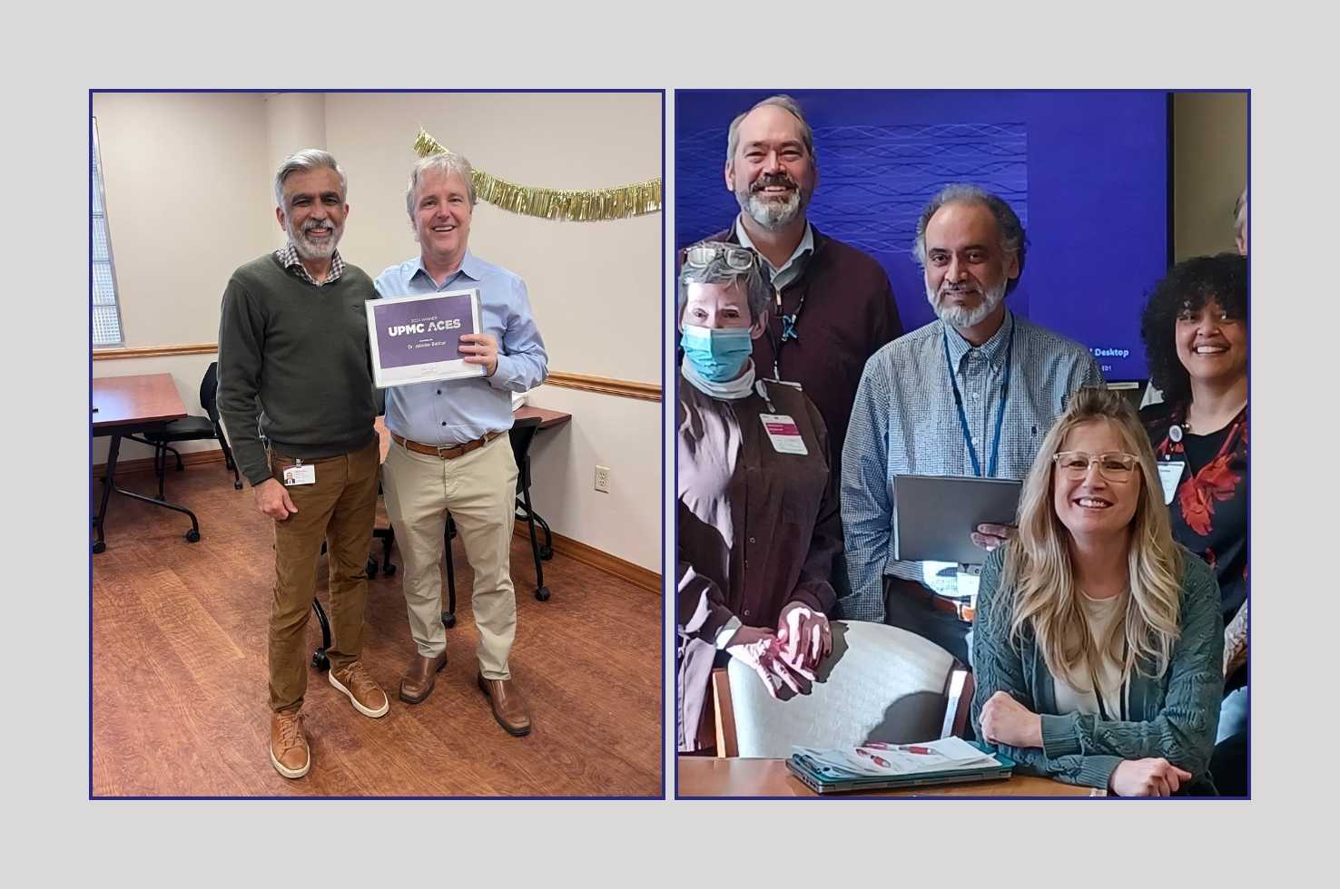 Congratulations to UPMC Award for Commitment to Excellence in Service (ACES) Honorees Jatinder ...